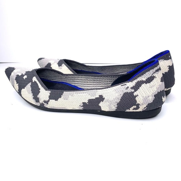 Rothy's | Shoes | Rothys Ash Grey Camo Points Size 7 | Poshmark